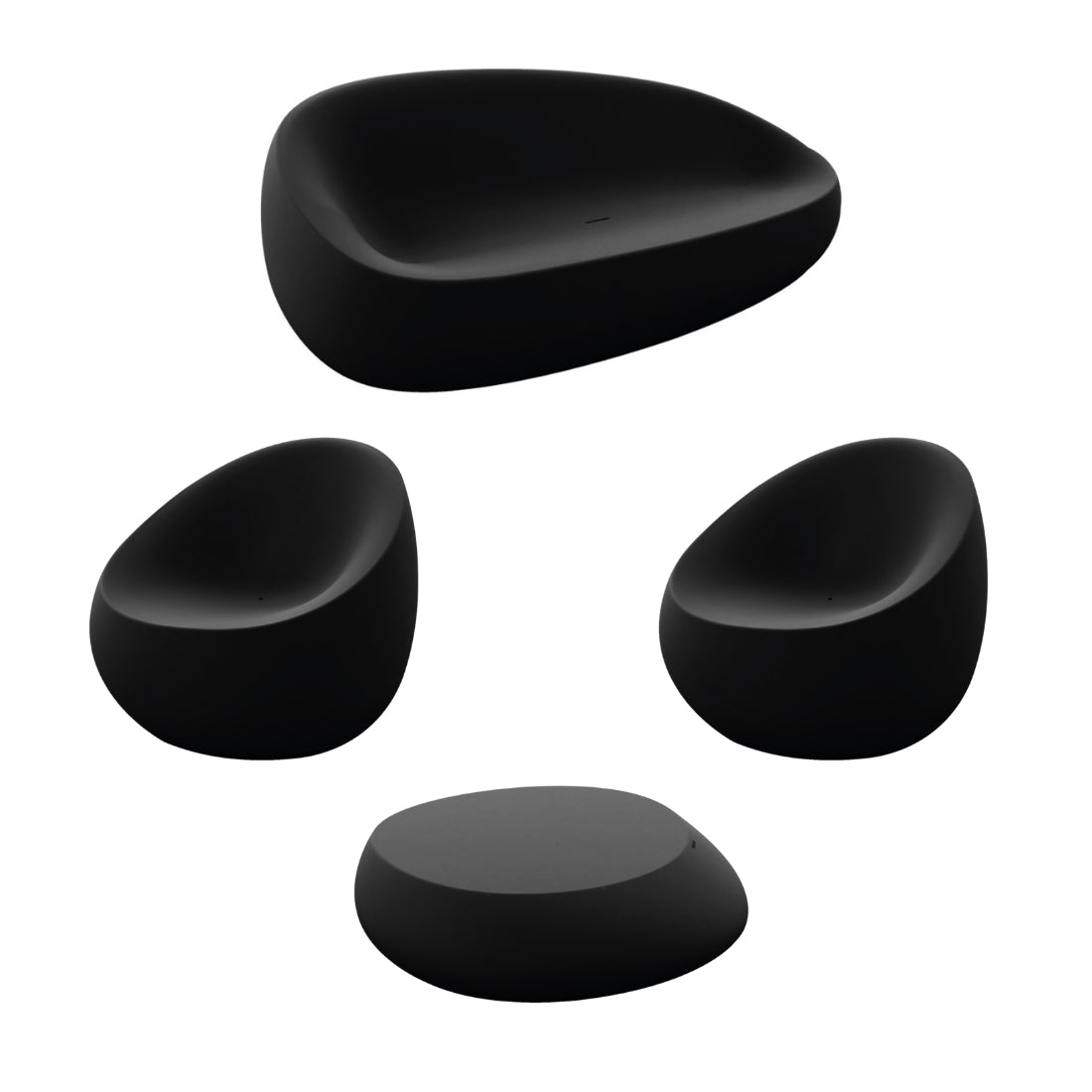 Sala Stone Set de 4 piezas de Vondom